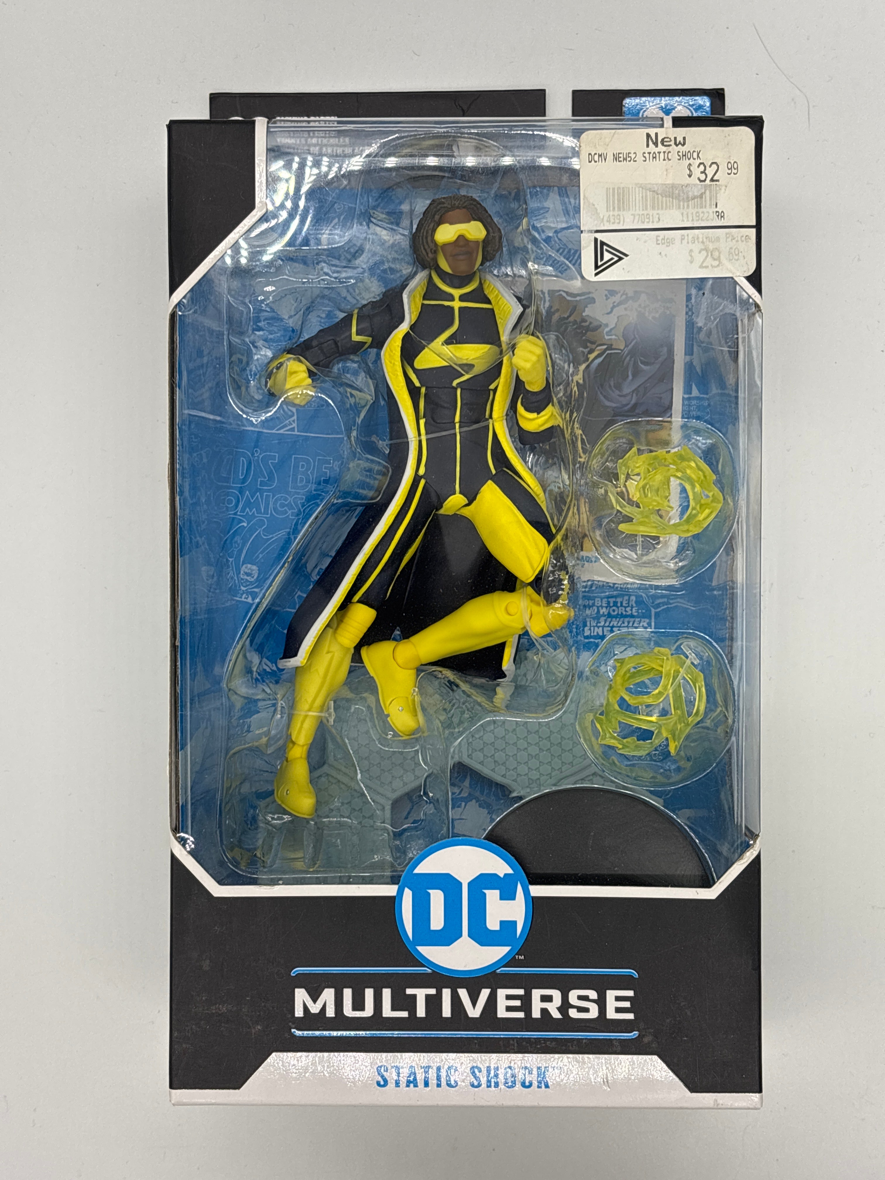 Auction Lot 8: Static Shock DC Multiverse Figure Unopened