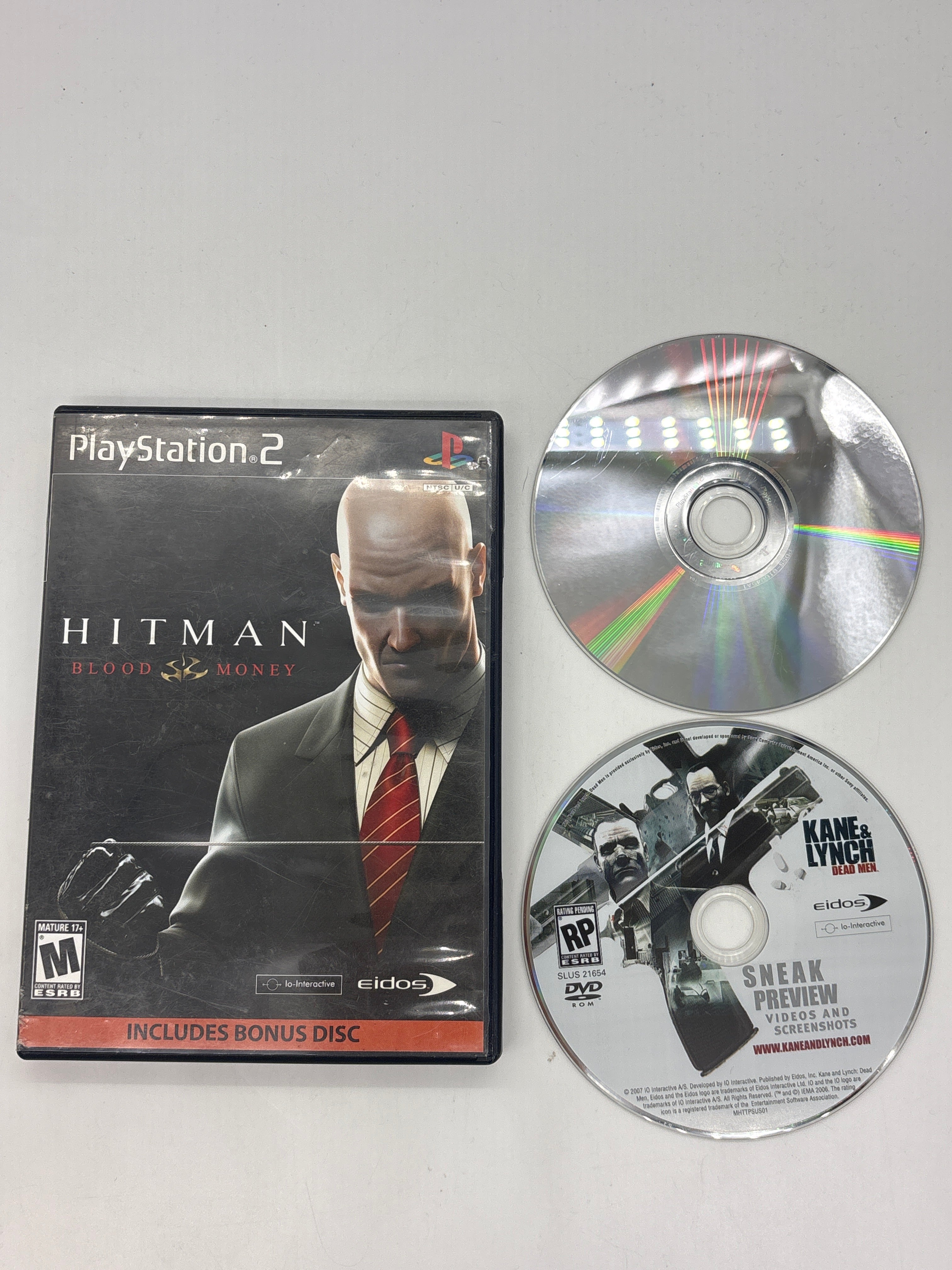 Auction Lot 18: Hitman With Bonus Disc Video Game PlayStation 2 Missin