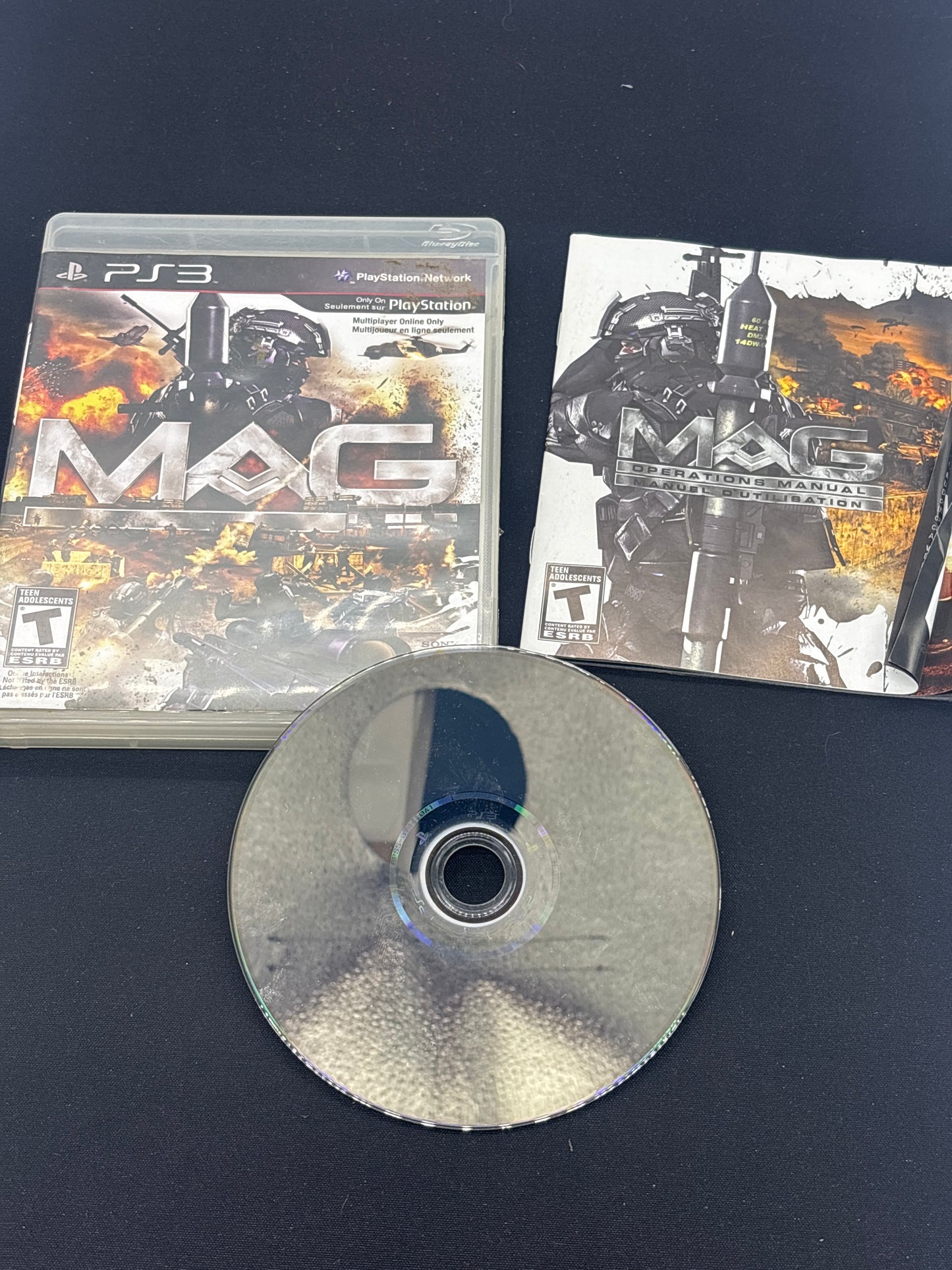 Auction Lot 77: PlayStation 3 MAG With Case & Disc