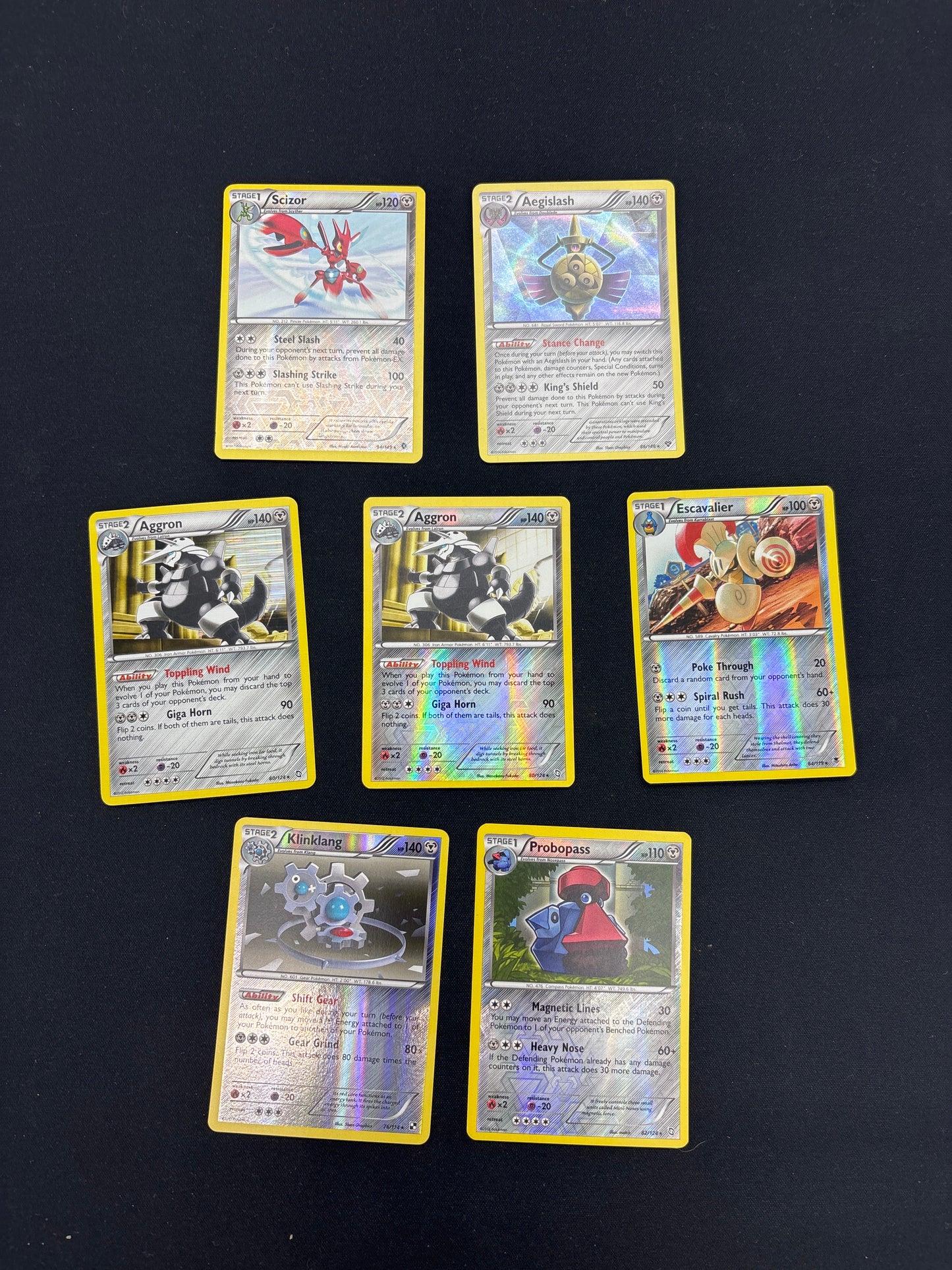Auction Lot 55: Pokemon Mid Era Holo Card Lot 7 Conditions Vary
