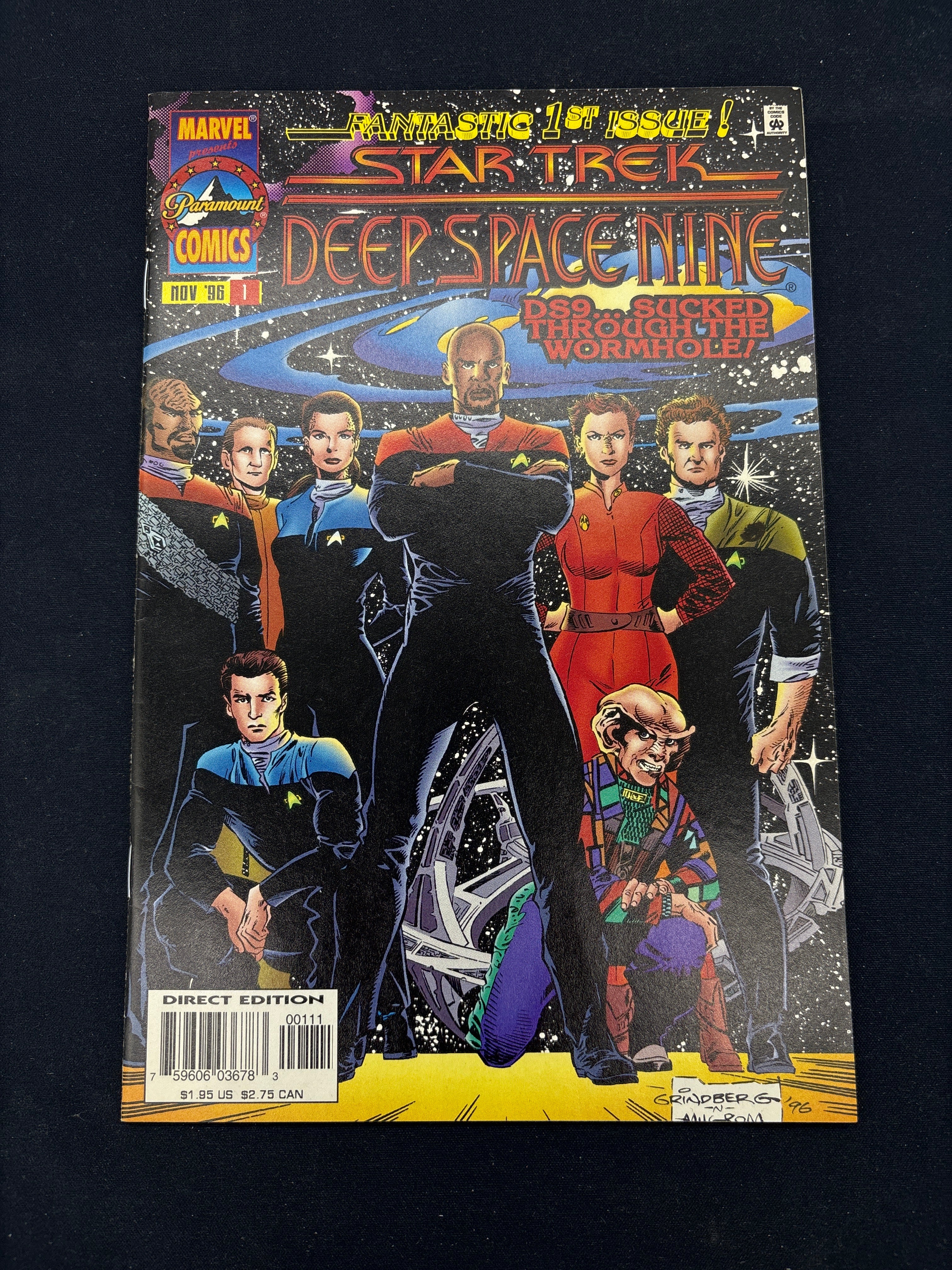 Auction Lot 225: Marvel Comics Star Trek Deep Space Nine 1st Issue Com