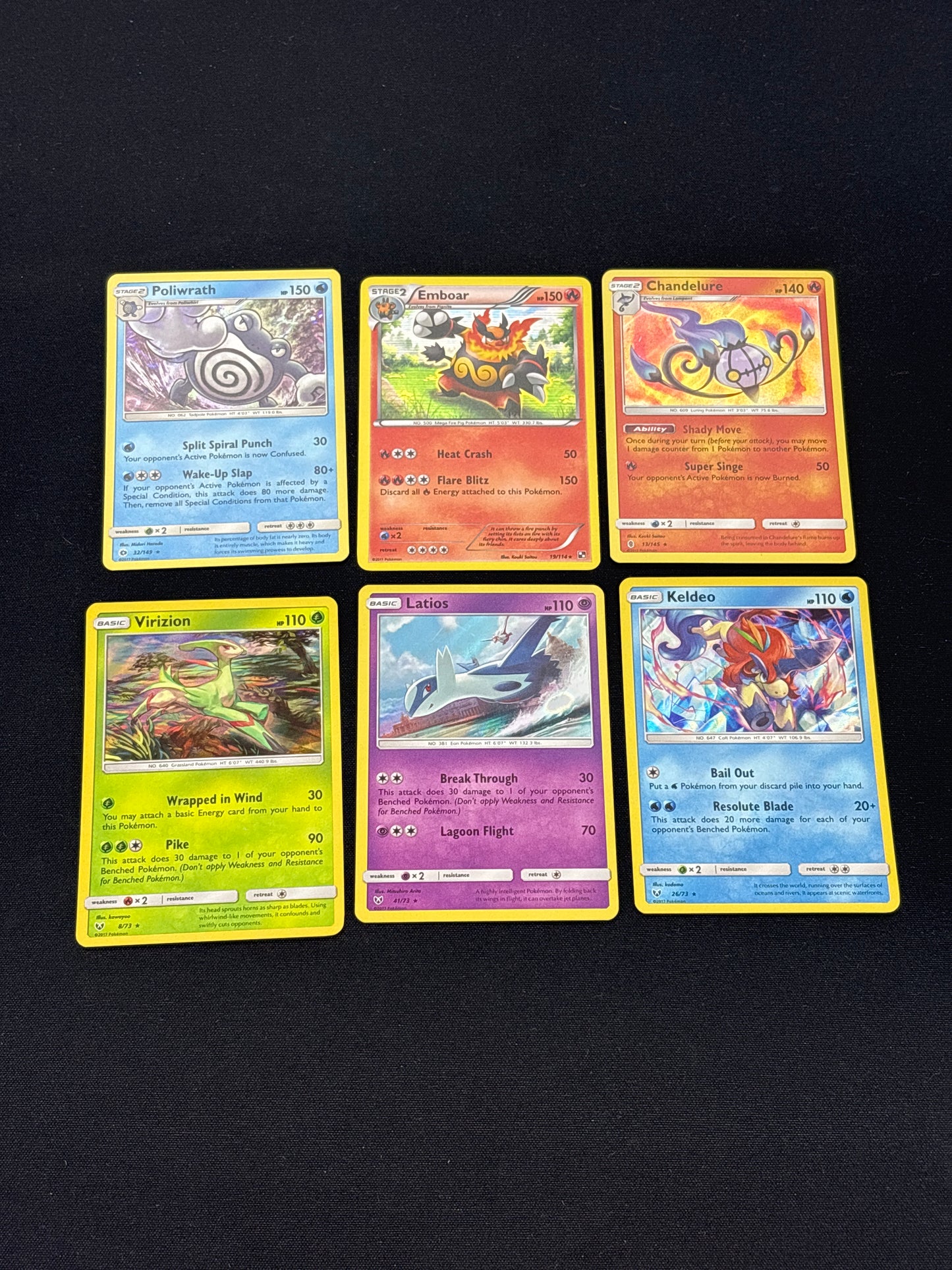 Auction Lot 270: Pokemon Cards Lot of 6 Assorted Holo Rares Conditions