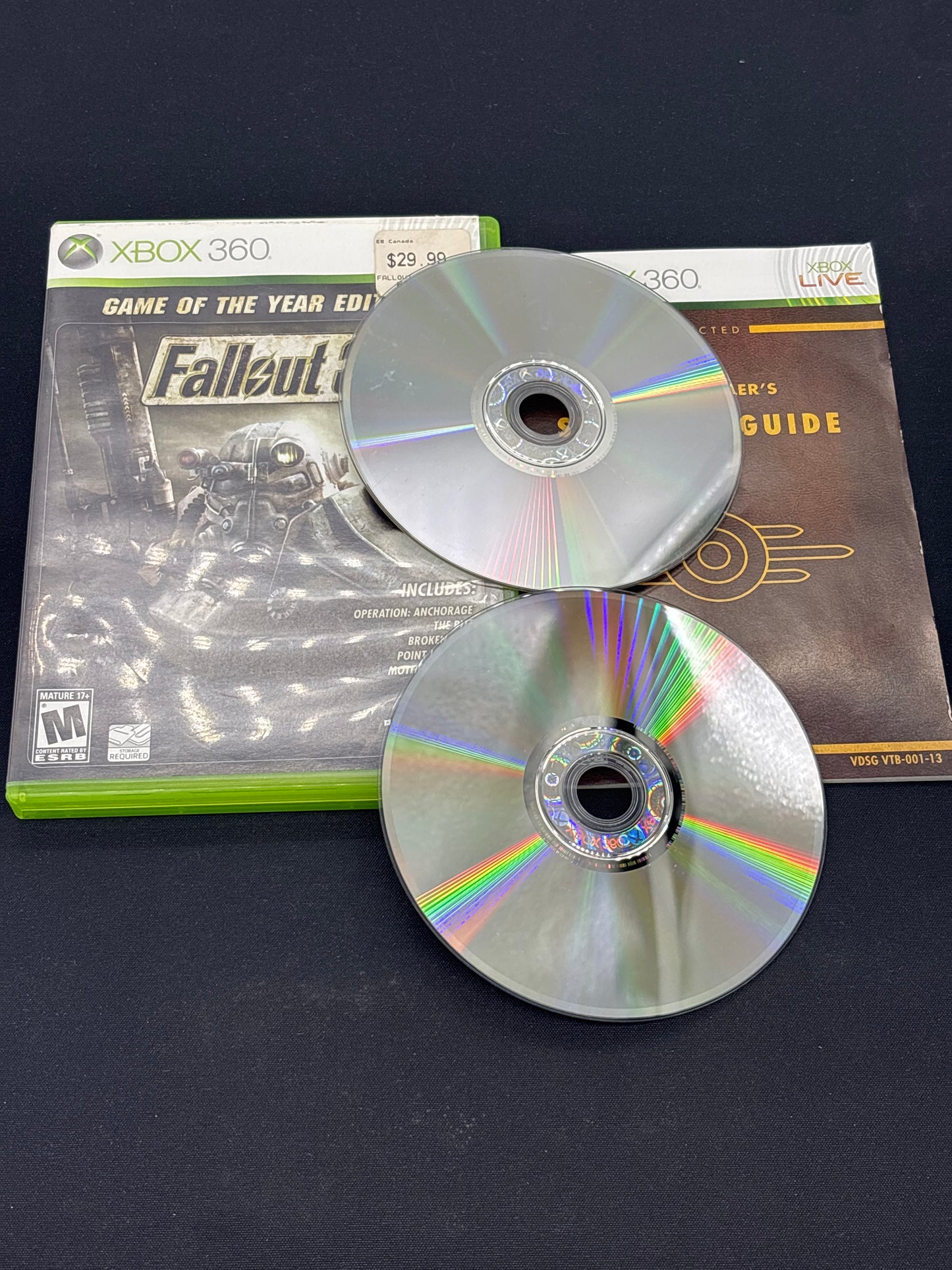Auction Lot 173: Fallout 3 Video Game XBOX 360 CIB