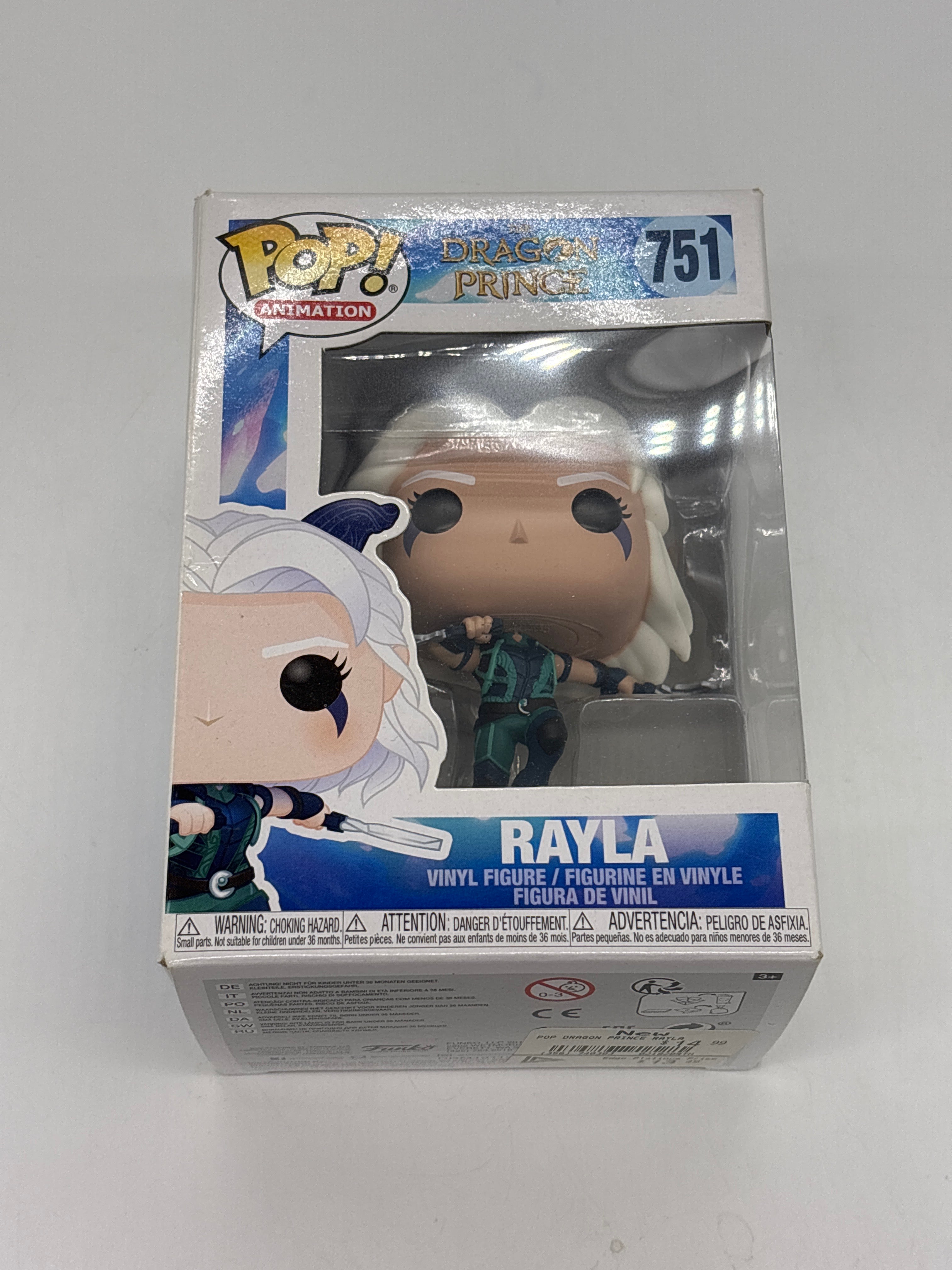 Auction Lot 230: Pop Funko The Dragon Prince Rayla 751 Figure