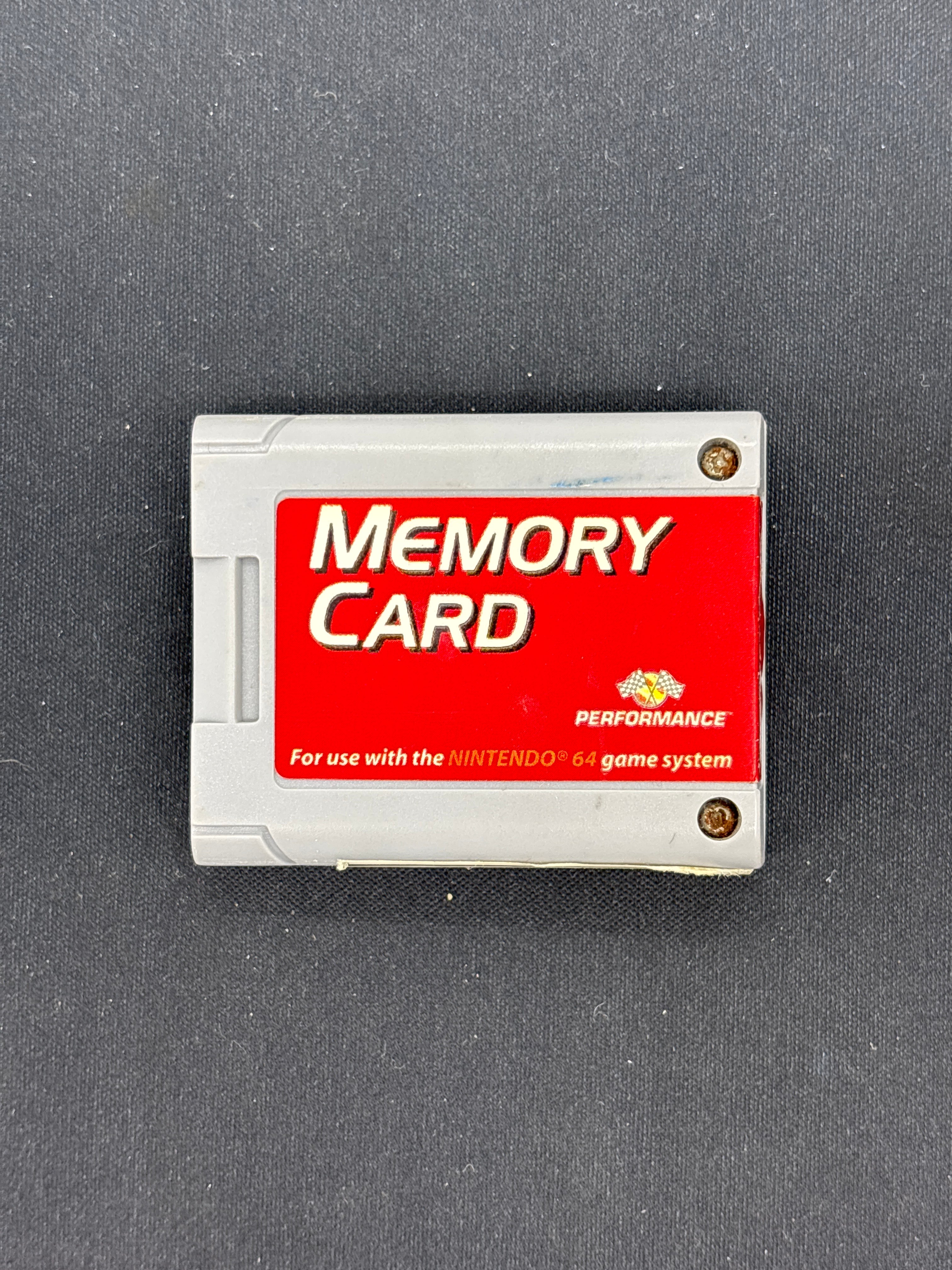 Auction Lot 297: Nintendo N64 Memory Card