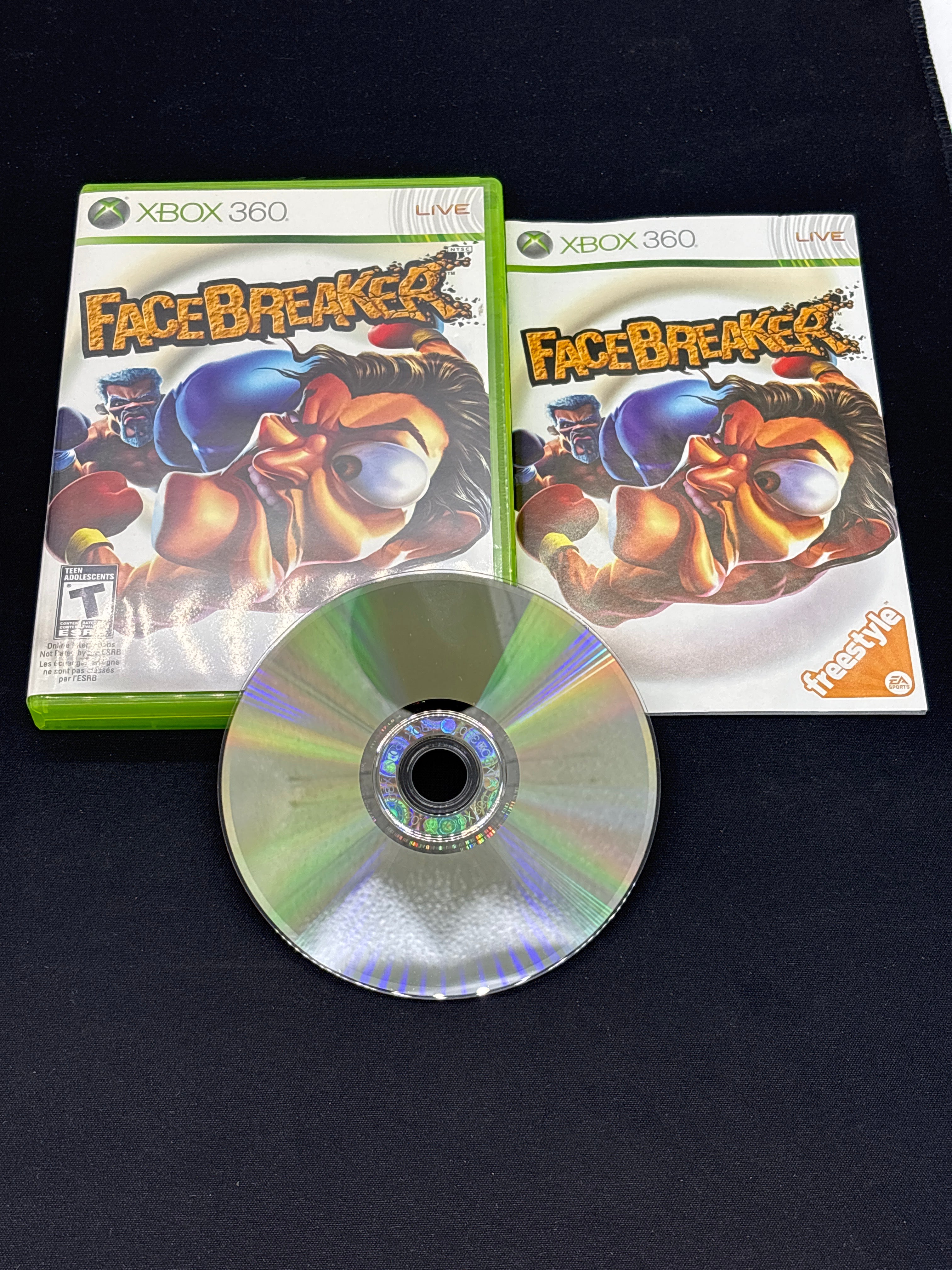Auction Lot 57: Facebreaker Video Game XBOX 360 CIB