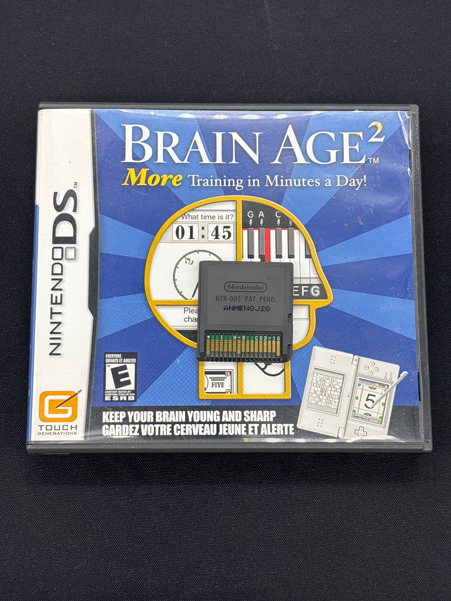 Auction Lot 14: Brain Age 2 Nintendo DS Video Game
