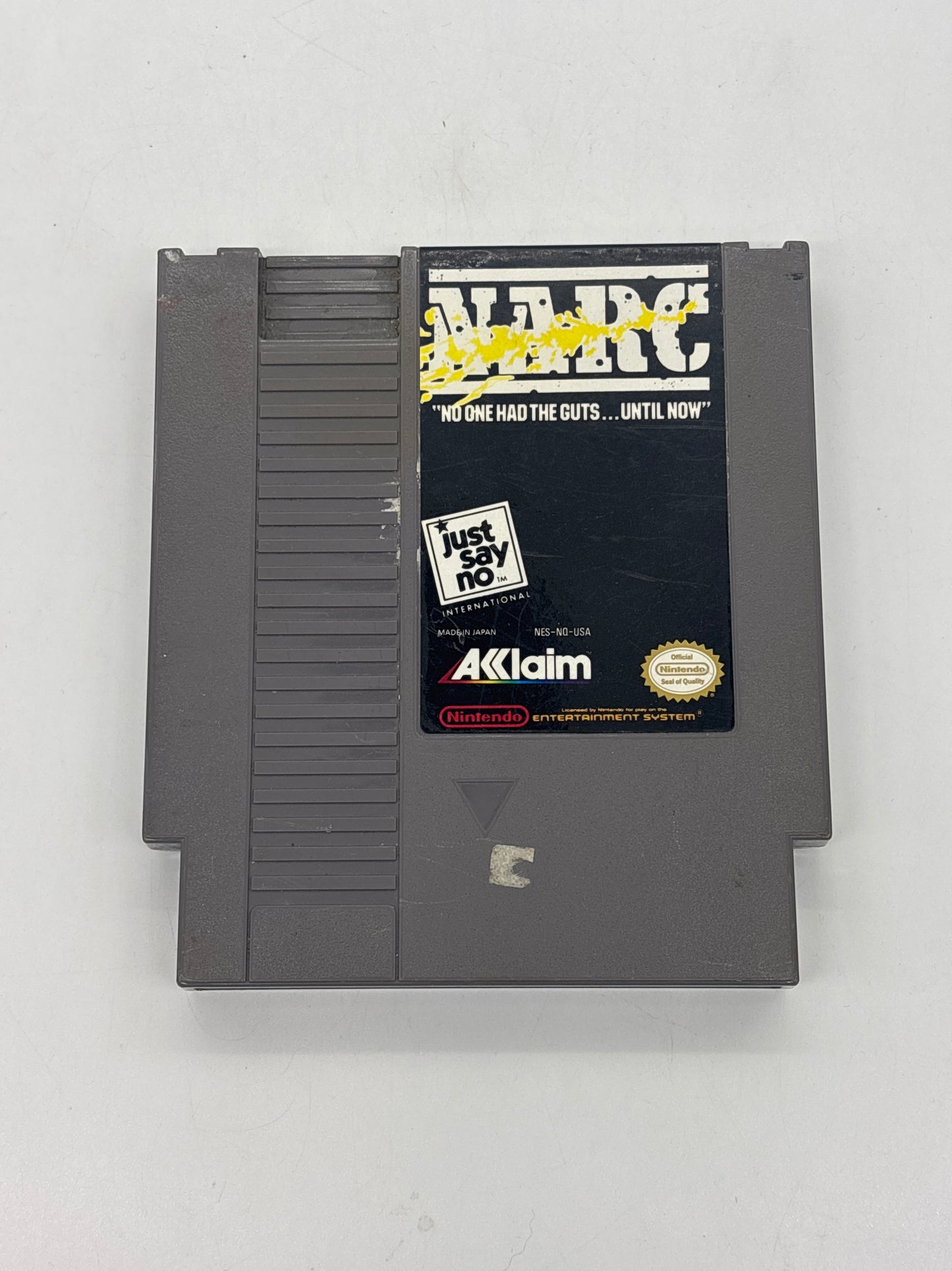 Auction Lot 124: NARC Video Game Nintendo NES Loose